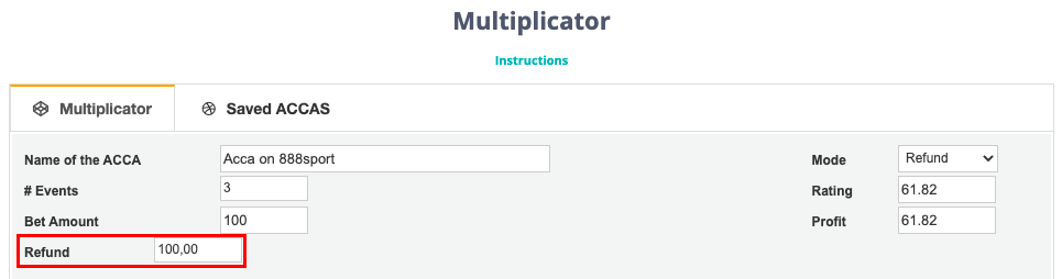 Instructions Multiplicator Back-Lay | NinjaBet.com